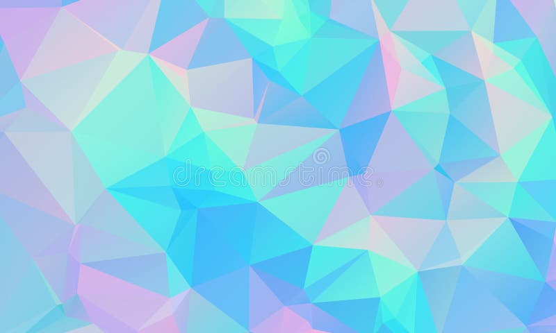 Low Poly Grid Abstract Holographic Background with Polygons, Triangles ...