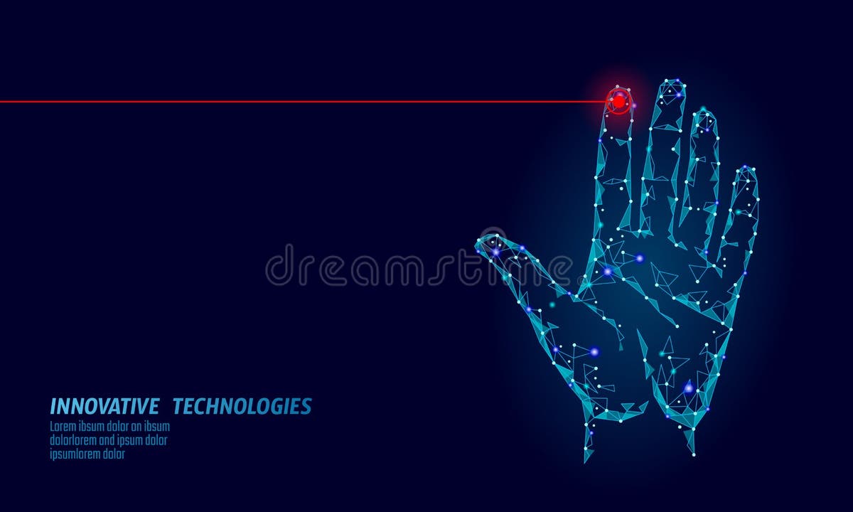 Futuristic Handprint Stock Illustrations – 104 Futuristic Handprint ...