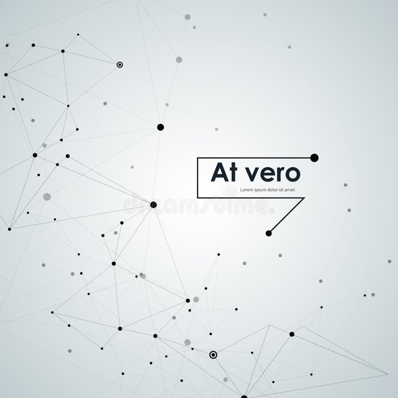 Low Poly Illustration. Abstract Science. Vector Geometric Background ...