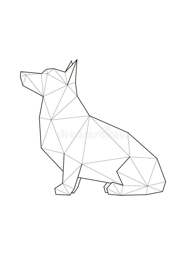 Low Poly Art of Animals. Walking Cat. Good for Wall Decoration ...