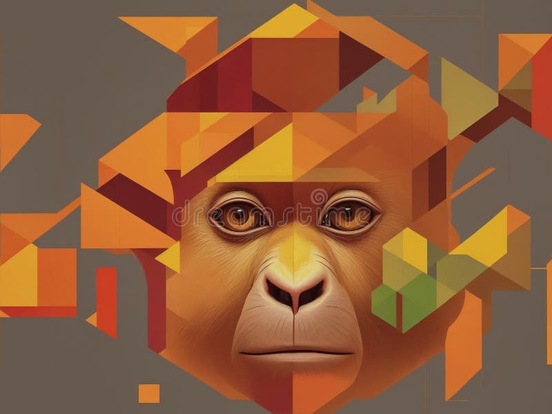 Monkey Head Geometric Stock Photos - Free & Royalty-Free Stock Photos ...