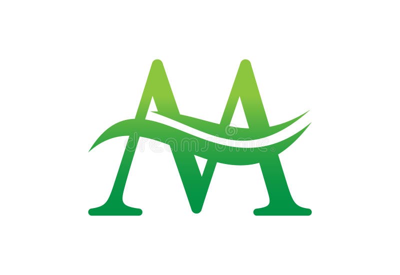 Low Poly and Initial M Letter Logo Design, Vector Illustration Stock ...