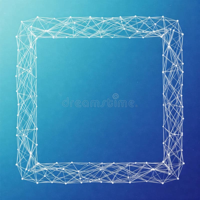 High-Tech Data Connection Frame Stock Illustration - Illustration of ...