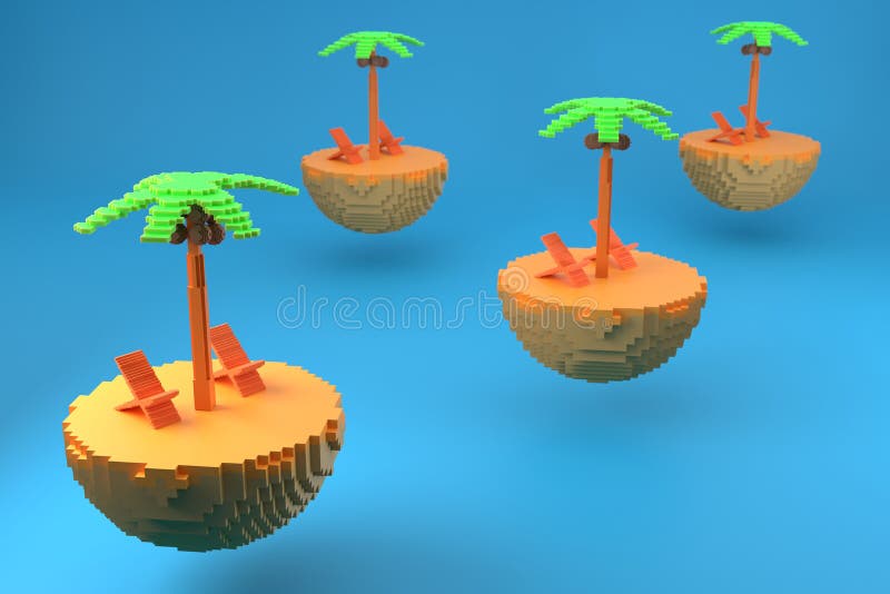 Surreal Miniature Floating Island Stock Illustrations – 4 Surreal ...