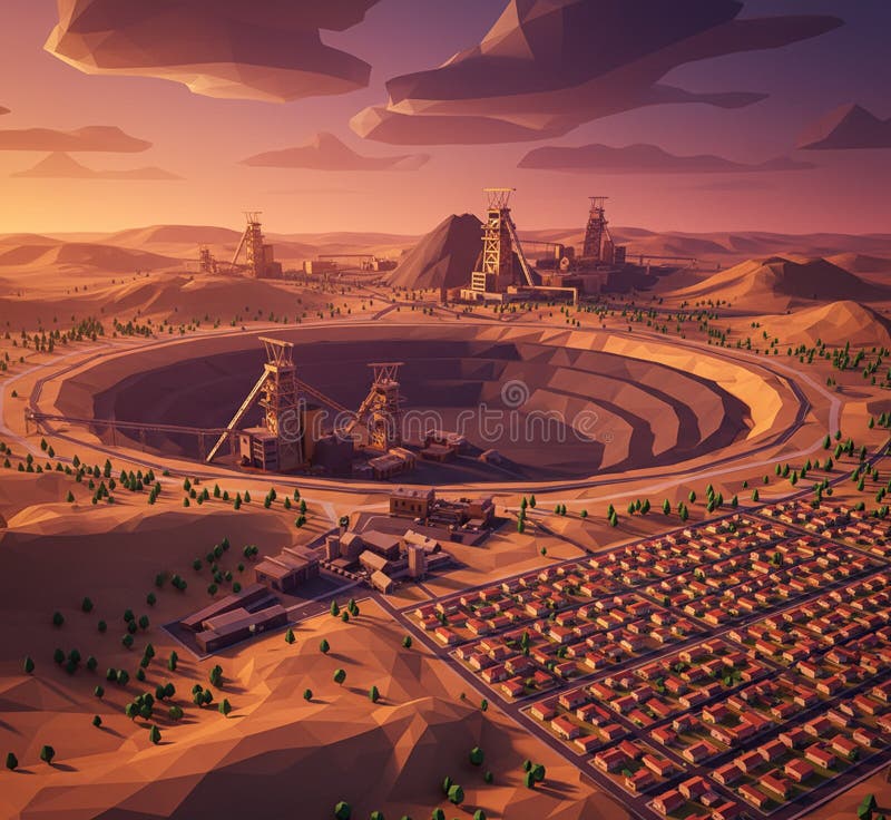 Isometric Low Poly Factory Stock Illustrations – 336 Isometric Low Poly ...