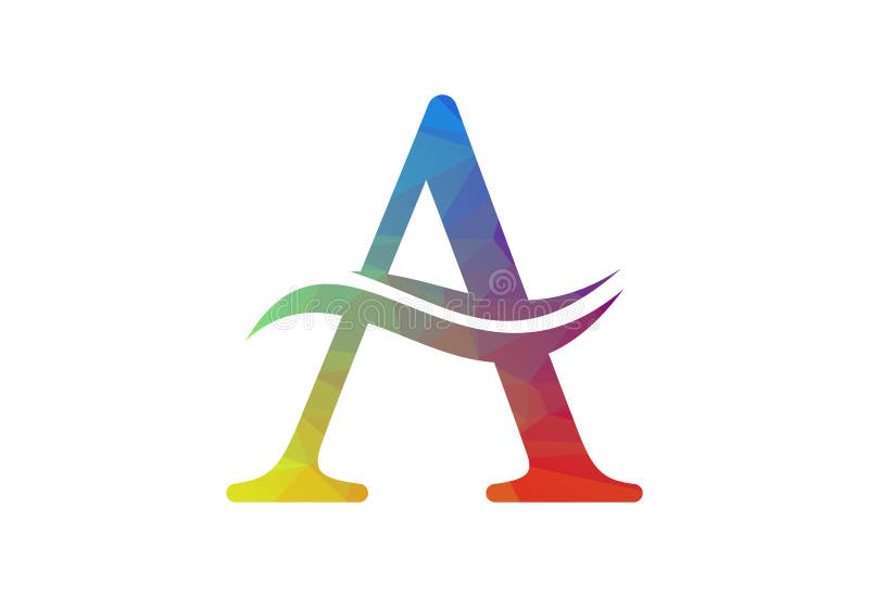 Low Poly and Letter O Logo Design Template, Vector Illustration Stock ...