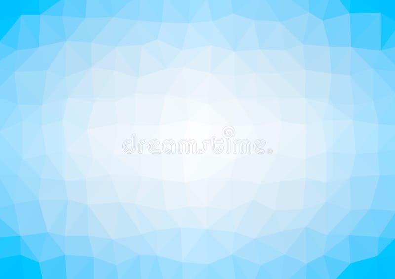 Low Poly Light Blue Abstract Background. Geometric Triangulation ...