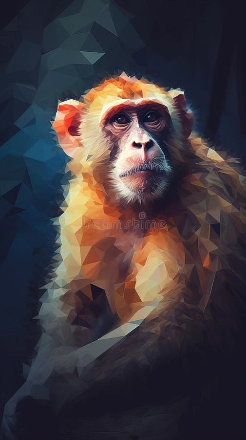 Low Poly Monkey Stock Illustrations – 258 Low Poly Monkey Stock ...