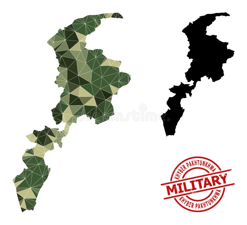 Low-Poly Mosaic Map of Khyber Pakhtunkhwa Province and Distress ... Low-Poly Mosaic Map of Khyber Pakhtunkhwa Province and Distress ...