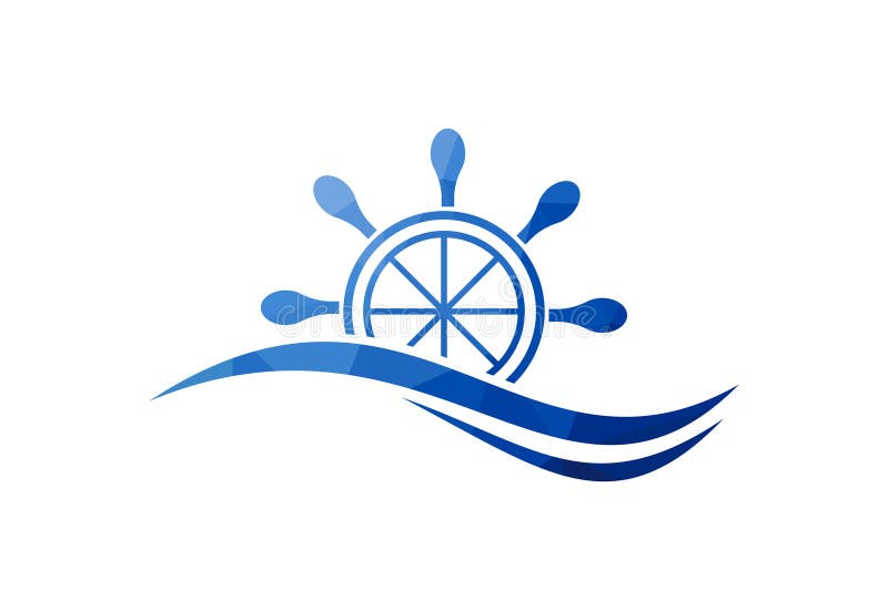 Low Poly and Ocean Wave Logo, Vector Illustration Stock Illustration ...