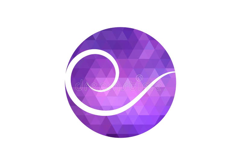 Low Poly and Ocean Wave Logo, Vector Illustration Stock Illustration ...