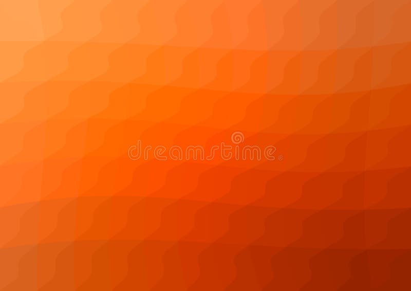 Low Poly Orange Abstract Background. Geometric Triangulation Consisting ...