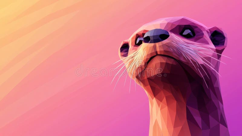 Poly Otter Stock Photos - Free & Royalty-Free Stock Photos from Dreamstime