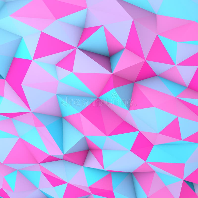 Low Poly Patel Color Background Stock Illustration - Illustration of ...