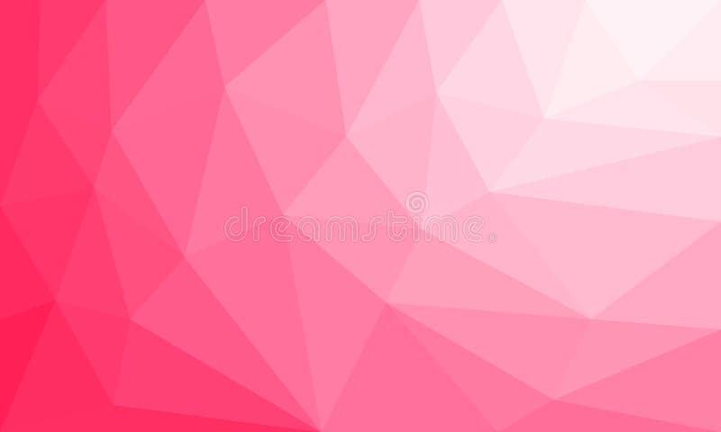 Low Poly Pink Color Background with Triangle Square Polygon Pattern. Stock Vector - Illustration ...