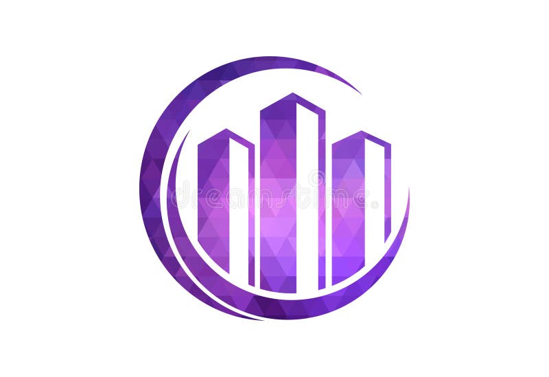 Low Poly and House Logo Design, Vector Design Illustration Stock Vector ...