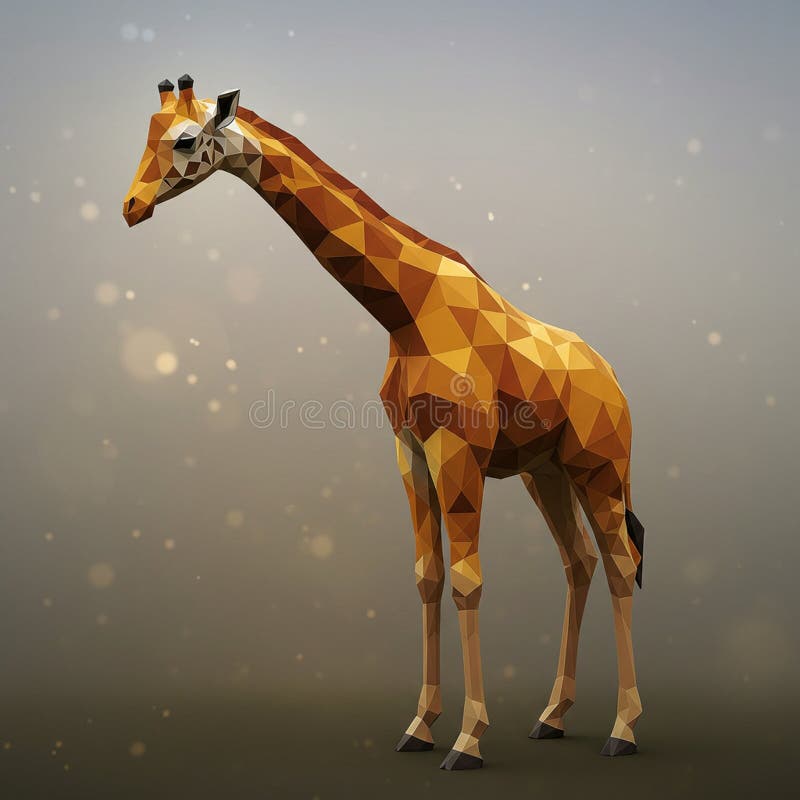Low-poly Rendering of a Giraffe (Giraffa Camelopardalis) Using ...