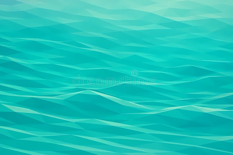 Low - Poly Style Blue Gradient Ocean Wave Landscape Illustration ...