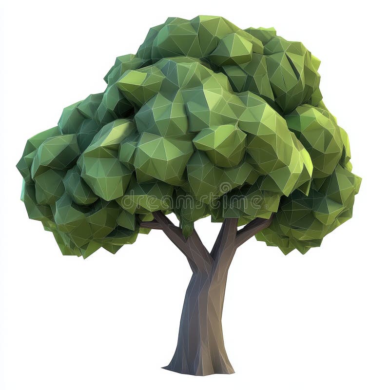 A Low-poly Stylized Tree Model Designed for Graphic and Digital Use ...