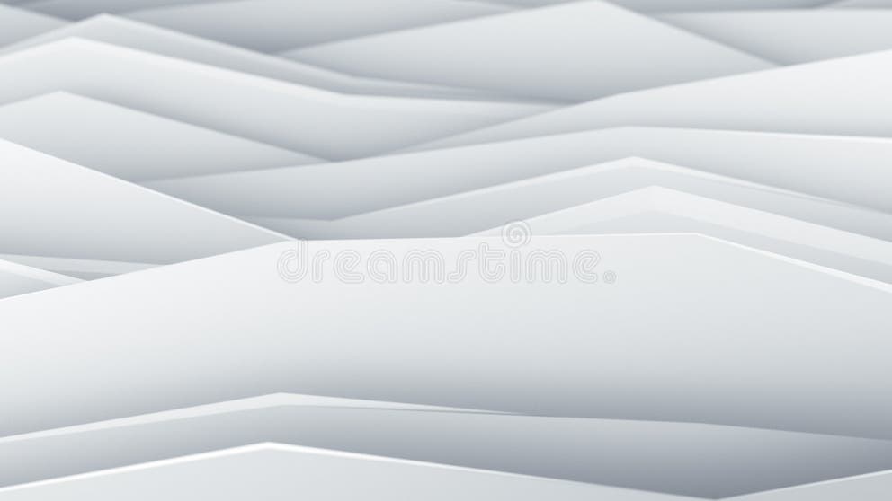 Low Poly Surfaces Abstract 3D Render Stock Illustration - Illustration ...