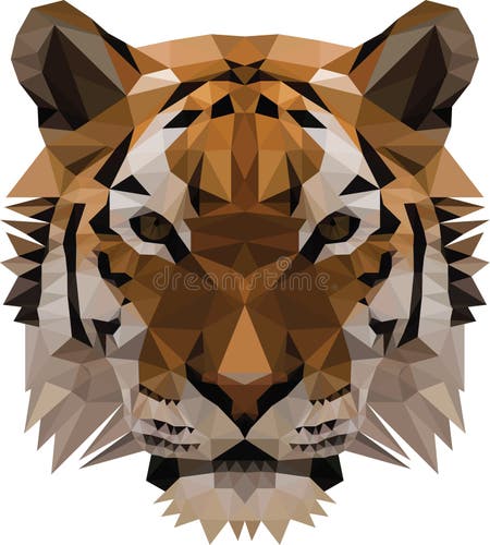 Geometric Tiger Stock Illustrations – 16,008 Geometric Tiger Stock ...