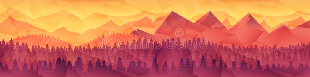 Triangle Mountain Range Stock Illustrations – 1,084 Triangle Mountain ...