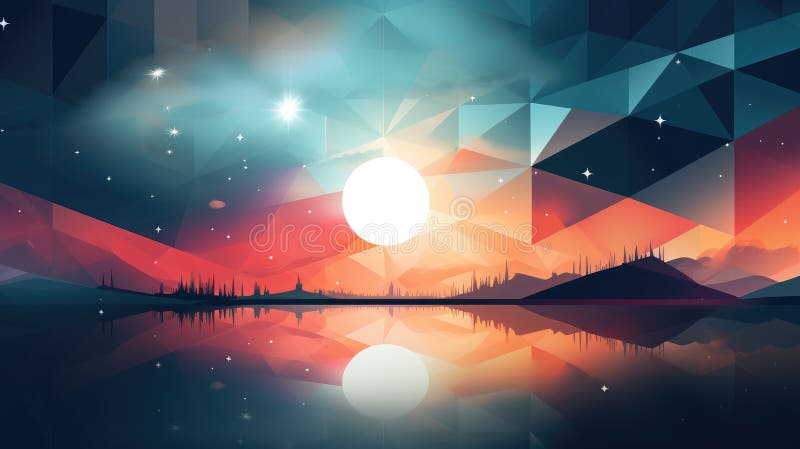 Low Poly Triangle Pattern Background, Web Profile Banner Backgrounds ...