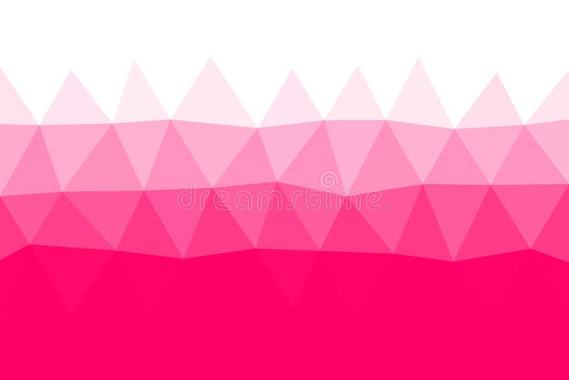 Low Poly Triangles Background White Pink Color Vector Stock Vector ...