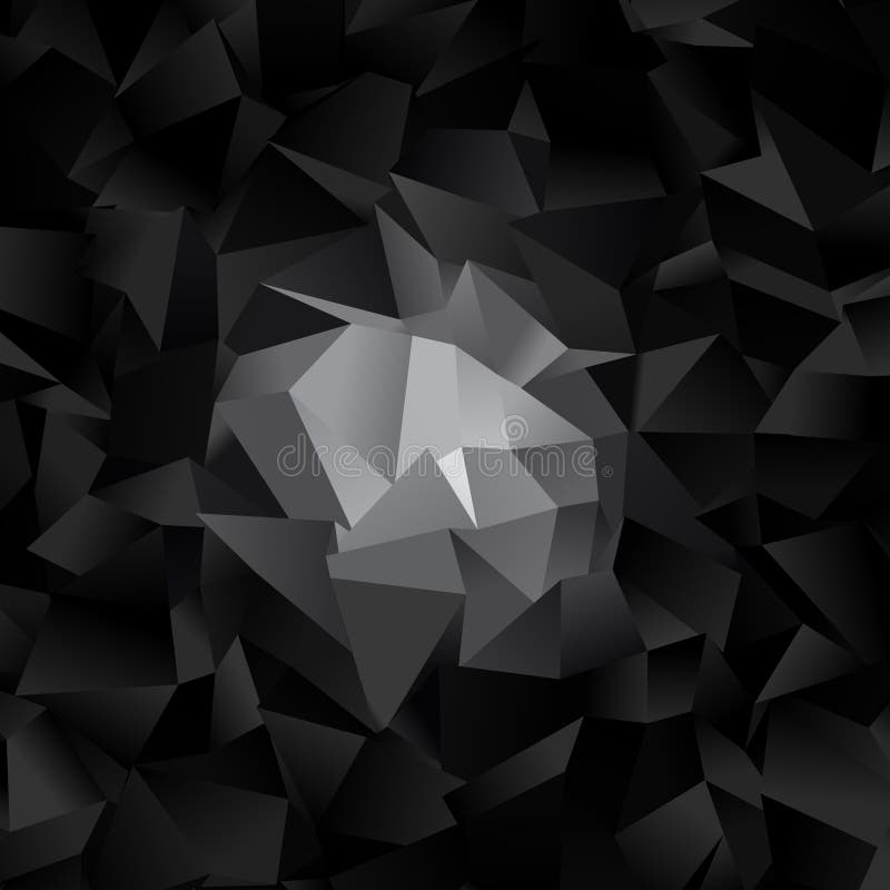 Low Poly Triangular, Triangles Vector Background. Shatter, Crumple ...