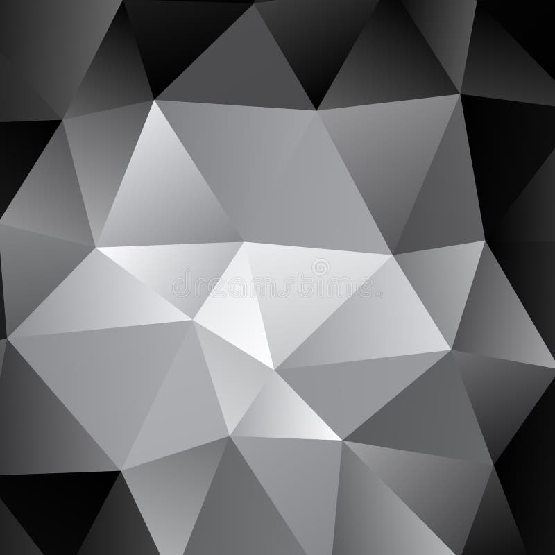 Low Poly Triangular, Triangles Vector Background. Shatter, Crumple ...