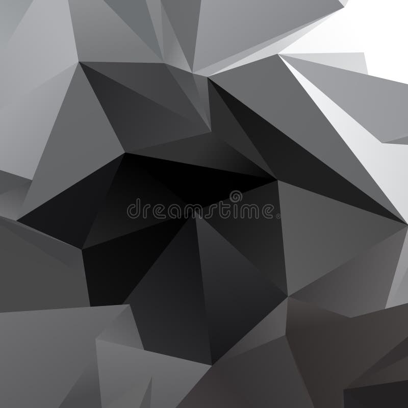 Low Poly Triangular, Triangles Vector Background. Shatter, Crumple ...