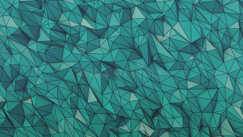 Low Polygon Animated Background Blue Wire Frame Stock Footage - Video ...