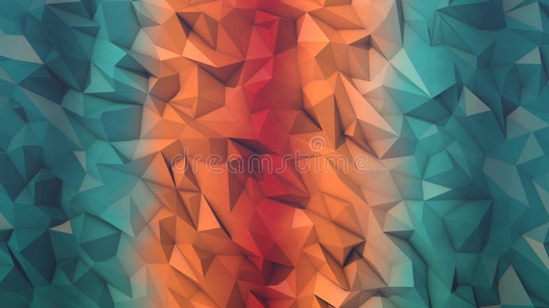 Low Polygon Animated Background Blue Wire Frame Stock Footage - Video ...
