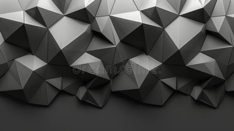 A Low Polygon Design for a Horizontal Advertisement Label Flyer and Web ...