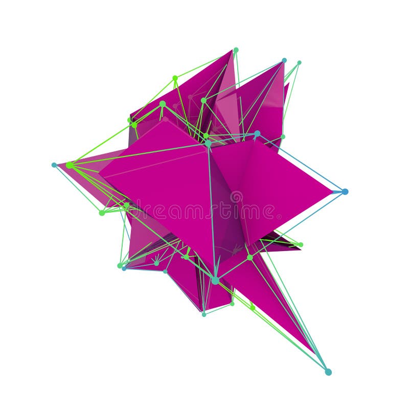 Low polygon geometry stock illustration. Illustration of pattern - 76363769