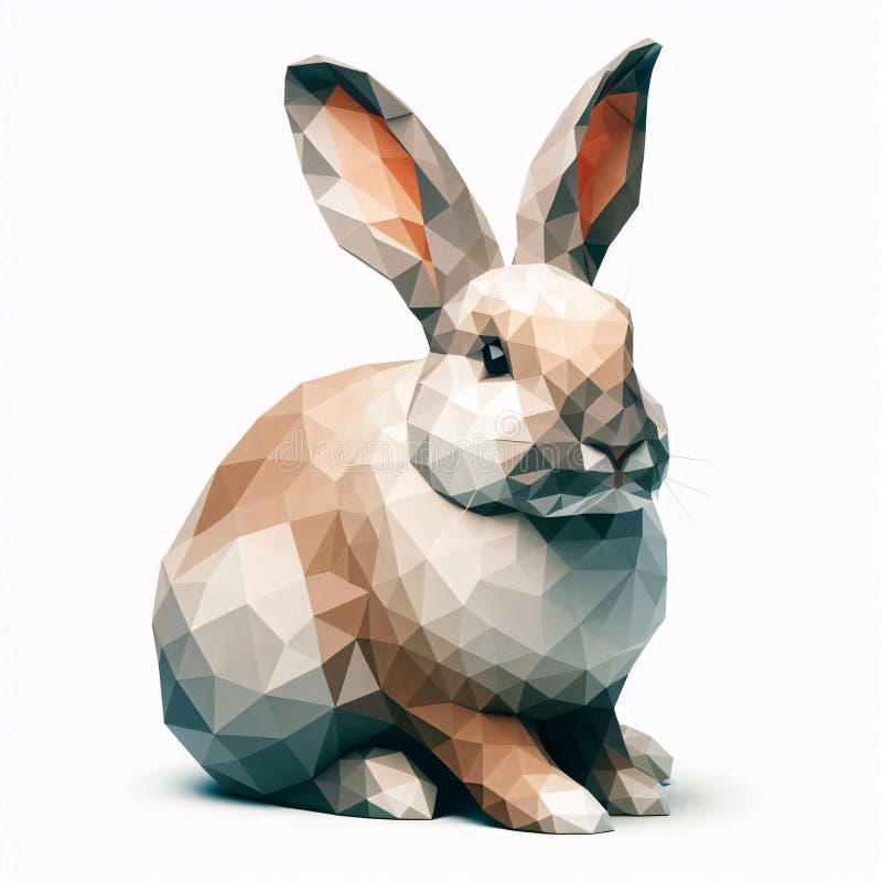 Polygon Rabbit Stock Illustrations – 902 Polygon Rabbit Stock ...