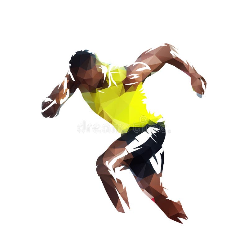 Geometric man running Free Stock Photos - StockFreeImages