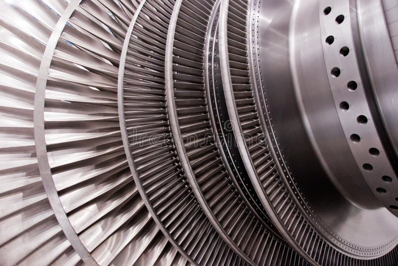 Low Pressure Steam Turbine Rotor Stock Image - Image of forging ...