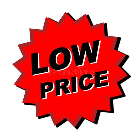 Low Price Sign stock illustration. Illustration of mark - 6603591