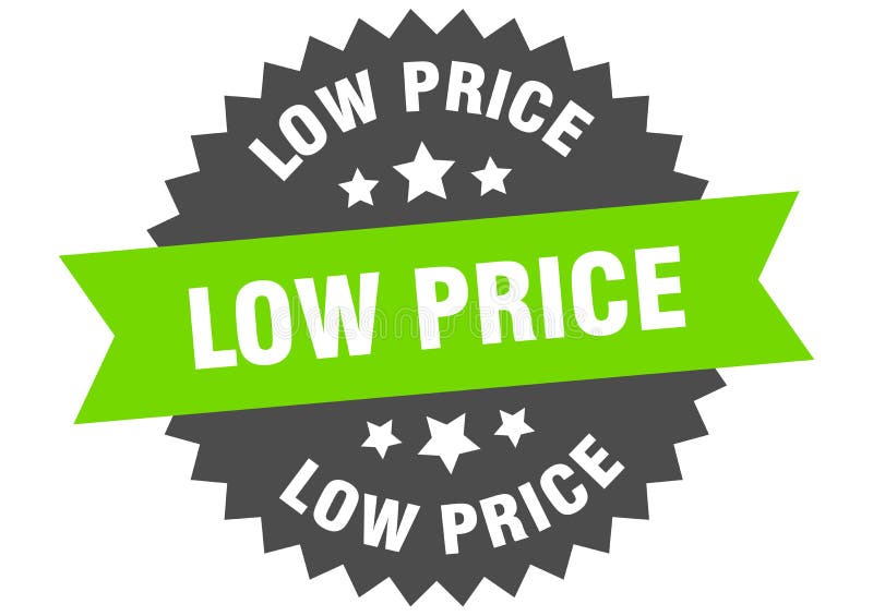 Low Price Sign. Low Price Circular Band Label. Low Price Sticker Stock ...
