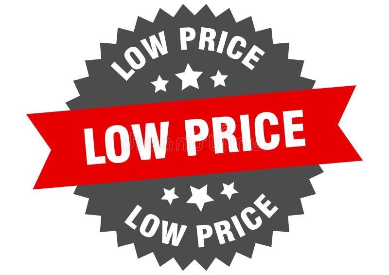 Low Price Sign. Low Price Circular Band Label. Low Price Sticker Stock ...
