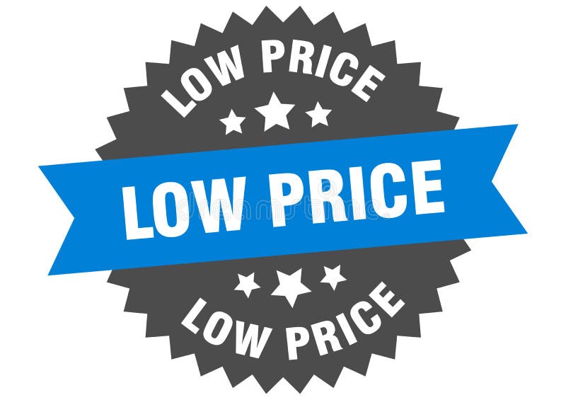 Low Price Sign. Low Price Circular Band Label. Low Price Sticker Stock ...