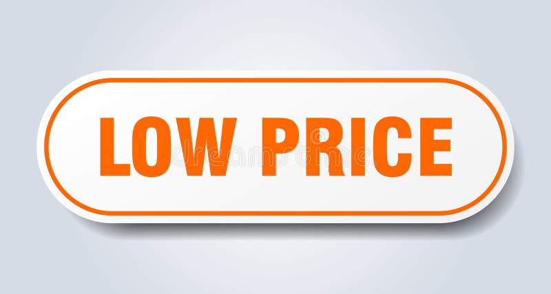 Low price sticker. stock vector. Illustration of button - 197149006