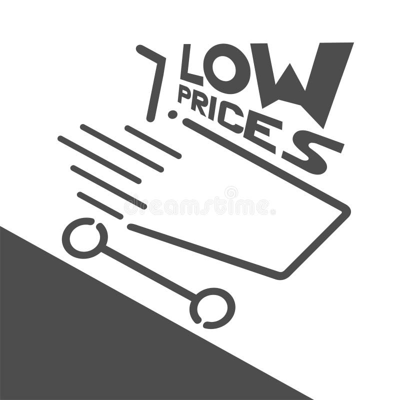 Low prices symbol stock vector. Illustration of advertising - 144325003