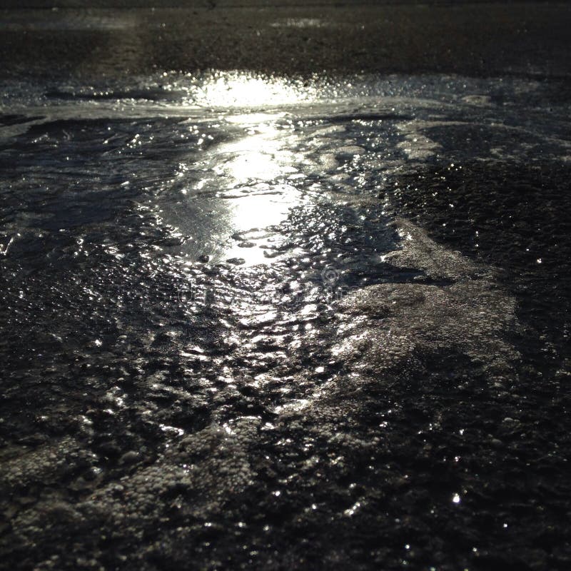 Low profile light on ice stock image. Image of light - 50401735