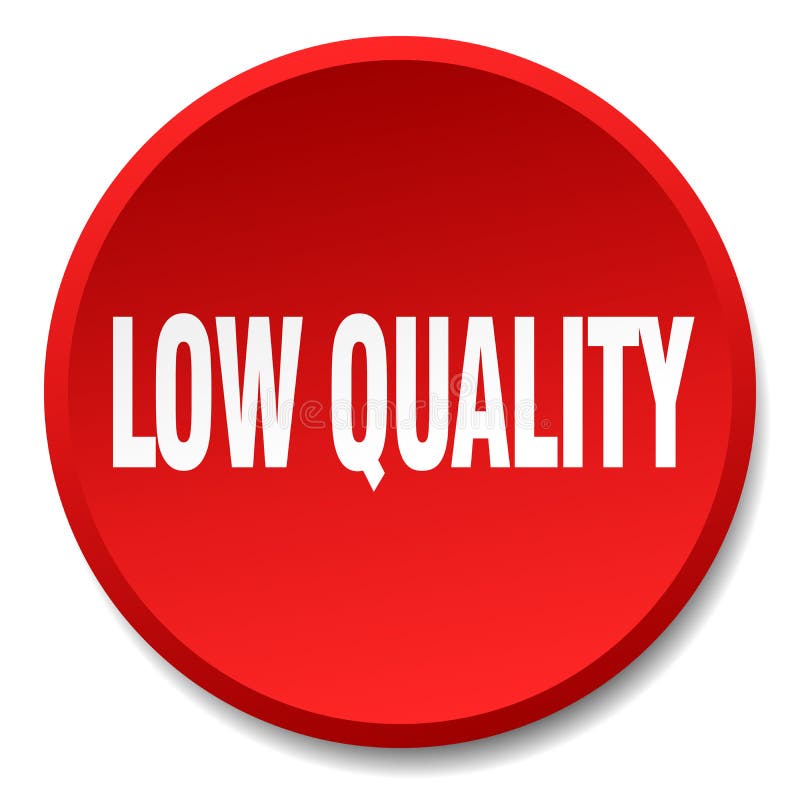 Low quality button stock vector. Illustration of glass - 122696796