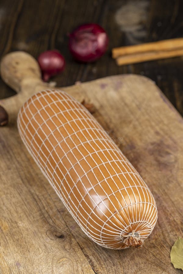 Low-quality Chicken Ham during Cooking Stock Photo - Image of product ...