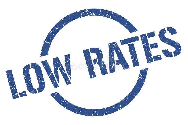 Low rates stamp stock vector. Illustration of sign, grunge - 136944373