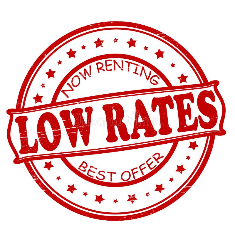 Low rates stock illustration. Illustration of miscellaneous - 109825565