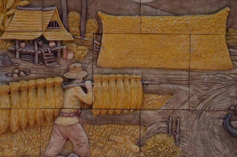 Low relief stock photo. Image of home, country, carving - 52660576